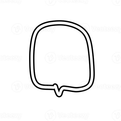 Speech Bubble Outline 26480704 Png