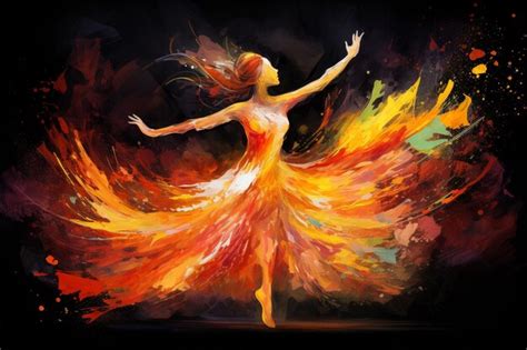 Premium Ai Image Rhythm In Motion An Abstract Representation Of Dance