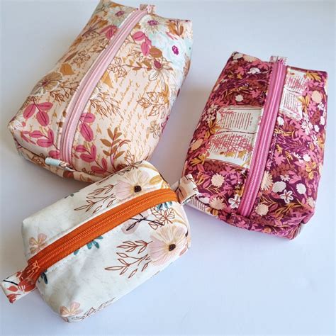 Boxy Pouch Pdf Sewing Pattern With Video Tutorial Lorelei Jayne