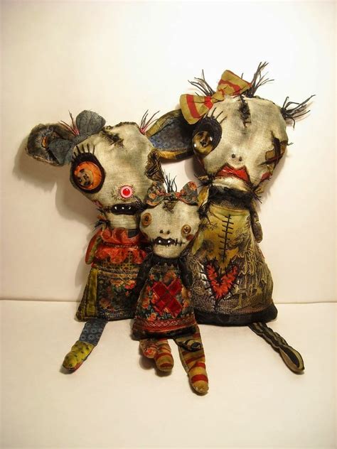 Junker Jane Monster Art Dolls New Monsters In My Etsy Shop Art