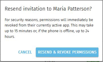 Resend Invitation BALTECH Docs
