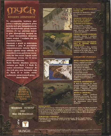 Myth The Total Codex Cover Or Packaging Material Mobygames