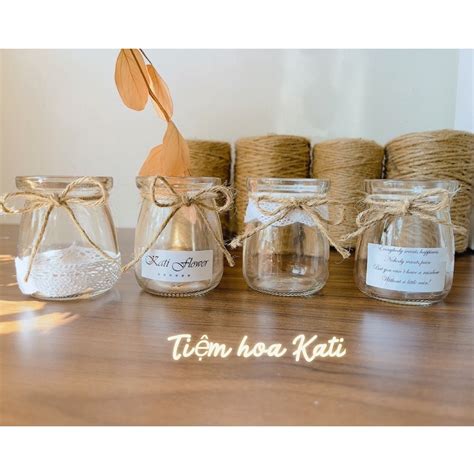 BÌnh ThỦy Tinh Mini Bình Cắm Hoa Trang Trí Decor Bình Hoa Lọ Hoa