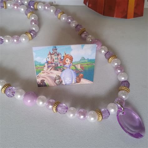 Lembrancinha Colar Da Princesa Sofia Elo7 Produtos Especiais