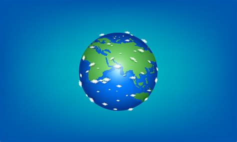 푸른 바다와 구름과 녹색 땅과 함께 전 세계의 아름다운 환경 지구의 좋은 날씨 벡터 일러스트 레이션 Esp10 개념에 대한 스톡 벡터 아트 및 기타 이미지 Istock