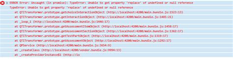 Angular Error Error Uncaught In Promise Typeerror Unable To Get Property Replace Of