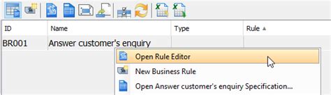 how to create business rules in rule grid