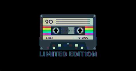 Limited Edition 90s Cassette Tape T Shirt Cassette Tape Sticker