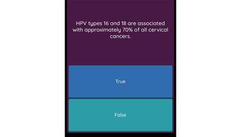 Solved Hpv Types 16 ﻿and 18 ﻿are Associated With