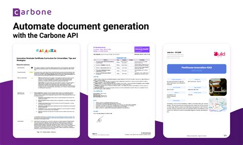 Carbone Api Document Generator Get Started Postman Api Network