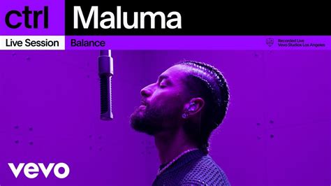 Maluma Balance Live Session Vevo Ctrl YouTube