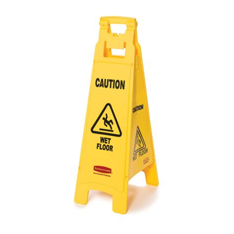 Rubbermaid Caution Wet Floor 4 Sided Floor Stand Seton Australia