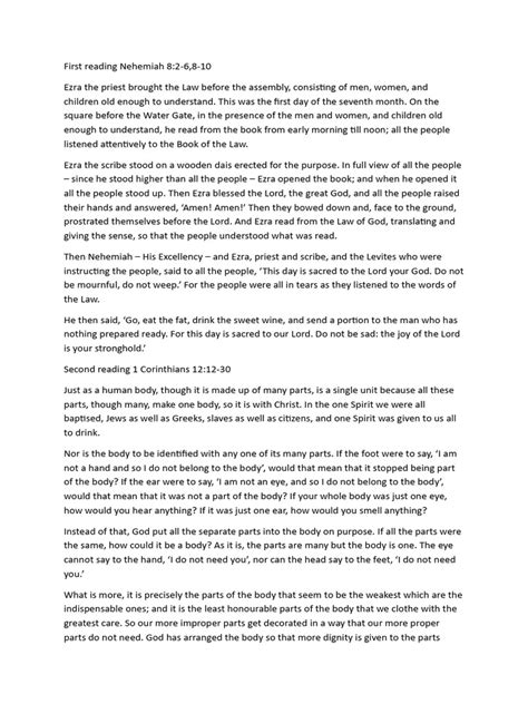 3rd Sunday Ot Year C Pdf Jesus New Testament Content 3rd Sunday Ot Year C Pdf Jesus New Testament Content