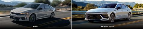 2025 Kia K5 Vs 2025 Hyundai Sonata Key Difference