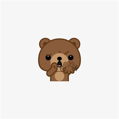 招手的熊 快图网 免费PNG图片免抠PNG高清背景素材库kuaipng