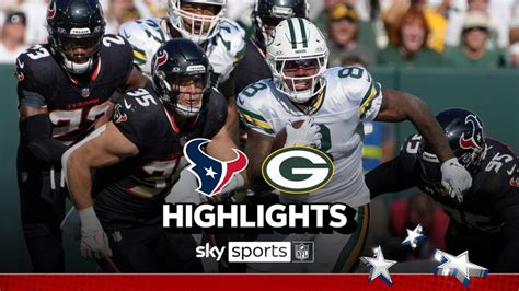 Houston Texans At Green Bay Packers 2024 Week Seven Nfl Highlights