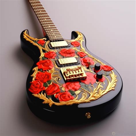 Premium Ai Image Visual Of Guitar