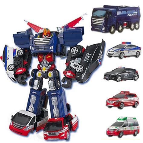 New 2015 Original Korea Toys Hello Carbot Pentastorm 5 Copolymers Robot