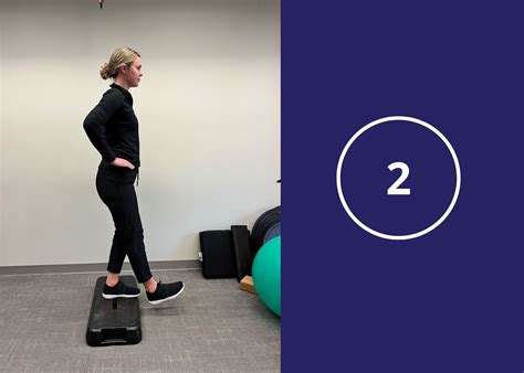 Knee Rehab Exercise The Step Down West End Physiotherapy