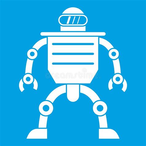 Robot Humanoid Icon Isometric Style Stock Vector Illustration Of
