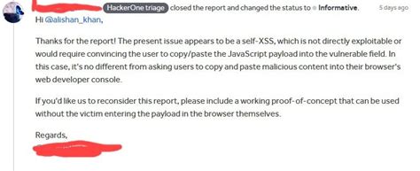 Bugbounty Hackerone Xss Selfxss Cybersecurity Vulnerbility Ali Shan