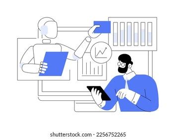Robotic Process Automation Abstract Concept Vector Stock Vector
