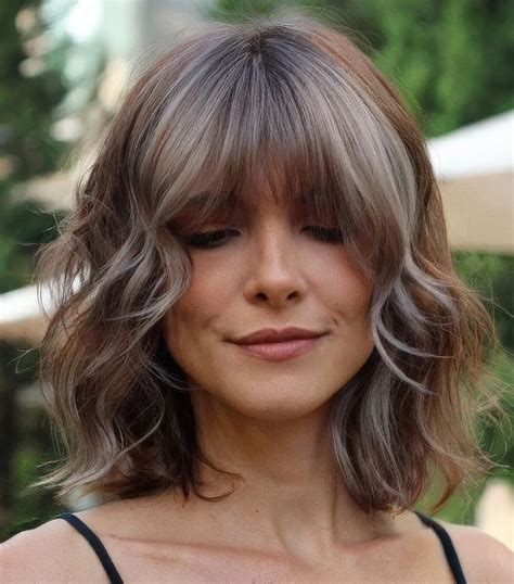 Long Bob With Wispy Bangs