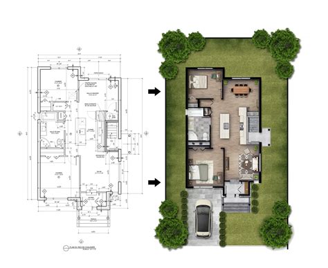 Rendered Floor Plan With Dimensions Anthony Bacon