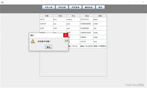 基于java swing mysql实现汽车信息管理系统（含课程报告） mysql汽车新款查询系统 csdn博客