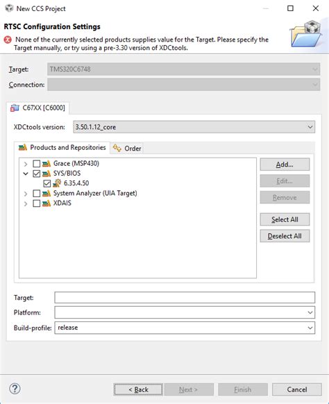 Ccs Omap L Rtsc Example Does Not Build Code Composer Studio Forum