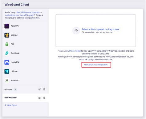 WireGuard Client GL INet Router Docs