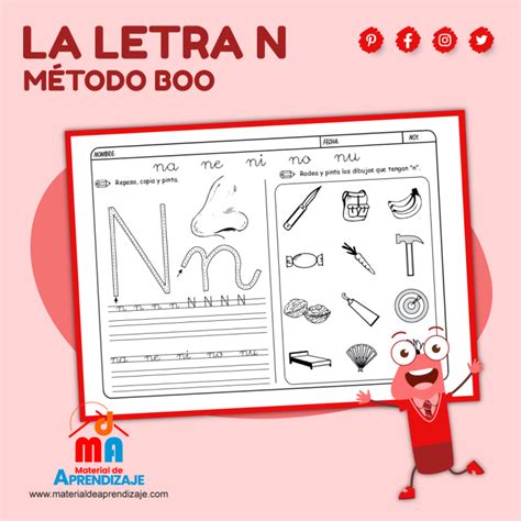Lecto Escritura “método Boo” Material De Aprendizaje