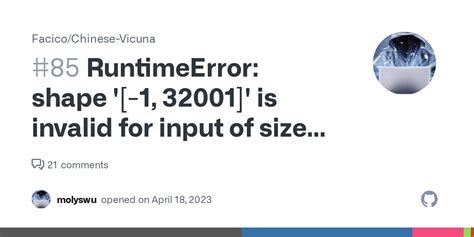 Runtimeerror Shape 1 32001 Is Invalid For Input Of Size 32640000