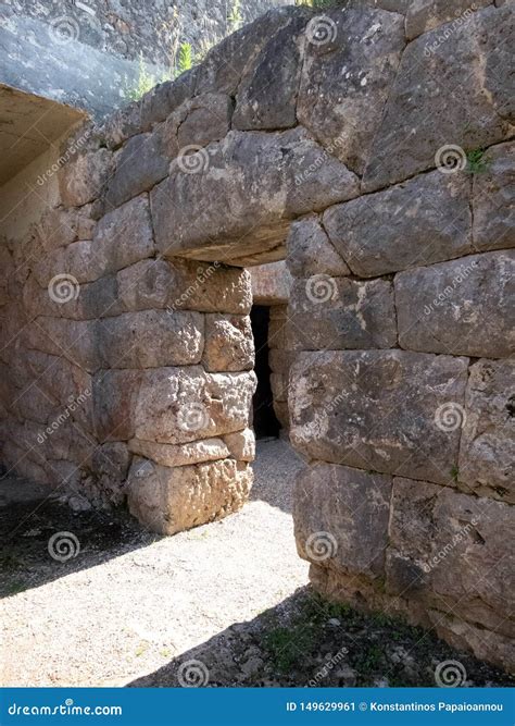 Secteur Arch Ologique De Necromanteion D Acheron En Gr Ce Image Stock