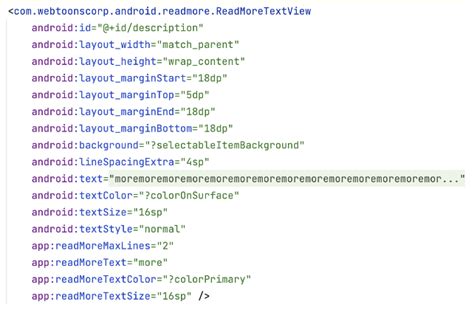 `readmoretextviewreadmoretext` Is Truncated · Issue 26 · Webtoonreadmoretextview · Github