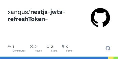 github xanqus nestjs jwts refreshtoken