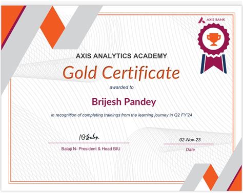 Thank You Axis Bank For The Opportunity To Continuous Learning And