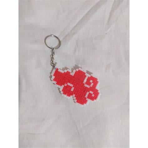 Chaveiro Nuvem Da Akatsuki Naruto Perler Beads Hama Beads Pixel Art
