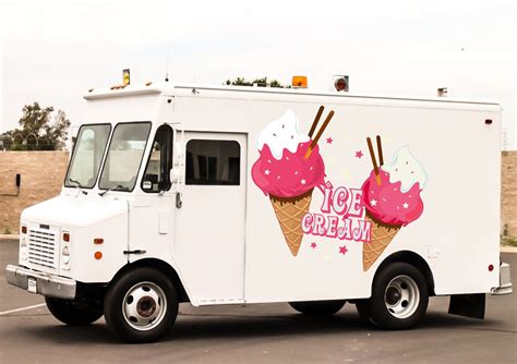 Ice Cream Truck Menu Stickers Home Dolly Jingles Ice Cream Truck