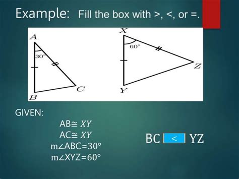 Hinge Theorem Grade 8 Powerpoint Presentation Pptx