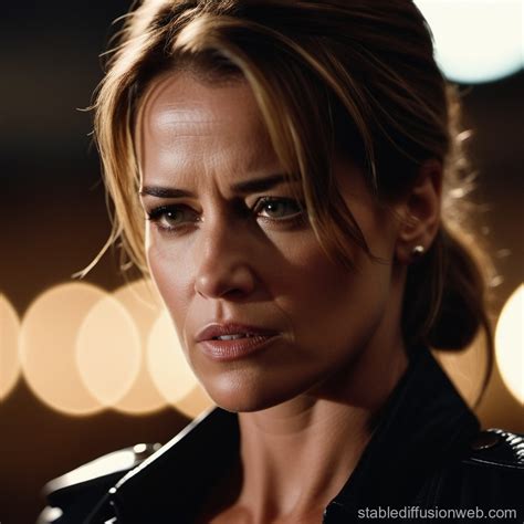 Terminators Sarah Connor Stable Diffusion Online