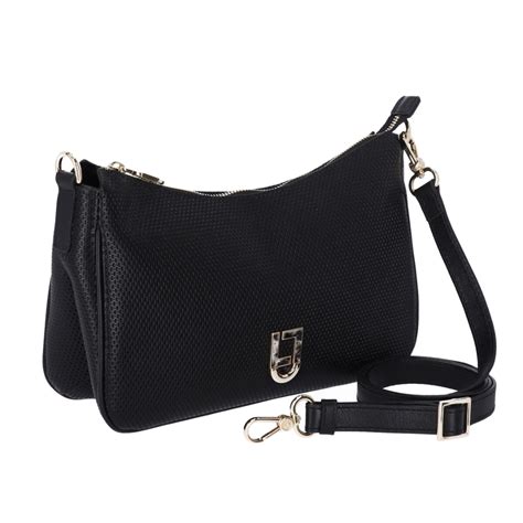 Bolsa Luz Da Lua Preto Média Couro Ordine