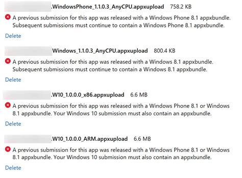 Uwp Impossible To Update App Package Stack Overflow