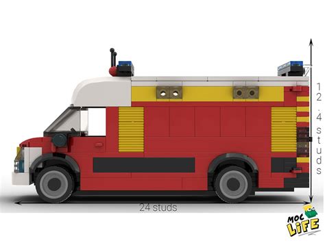 Lego Moc Renault Master Vsav France Fire Emergency By Moclife