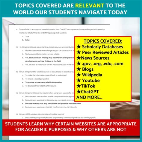 Finding Credible Sources Quiz Evaluating Sources Assessment Research Skills