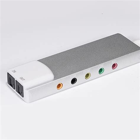 New Aluminum Alloy Usb Optical Fiber Spdif Card For Ac 3 Dts 51