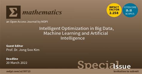 Mathematics Mdpiopenaccess Bigdata Machinelearning Optimization Artificialintelligence