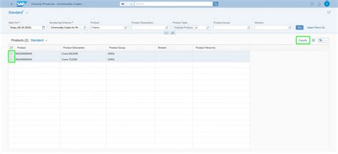 Sap S4 Hana Cloud Managing Commodity Codes For Products