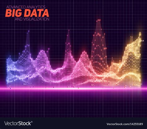 Abstract Colorful Big Data Royalty Free Vector Image