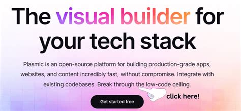 Why Plasmic Is Probably The Best No Code App Builder Of 2023